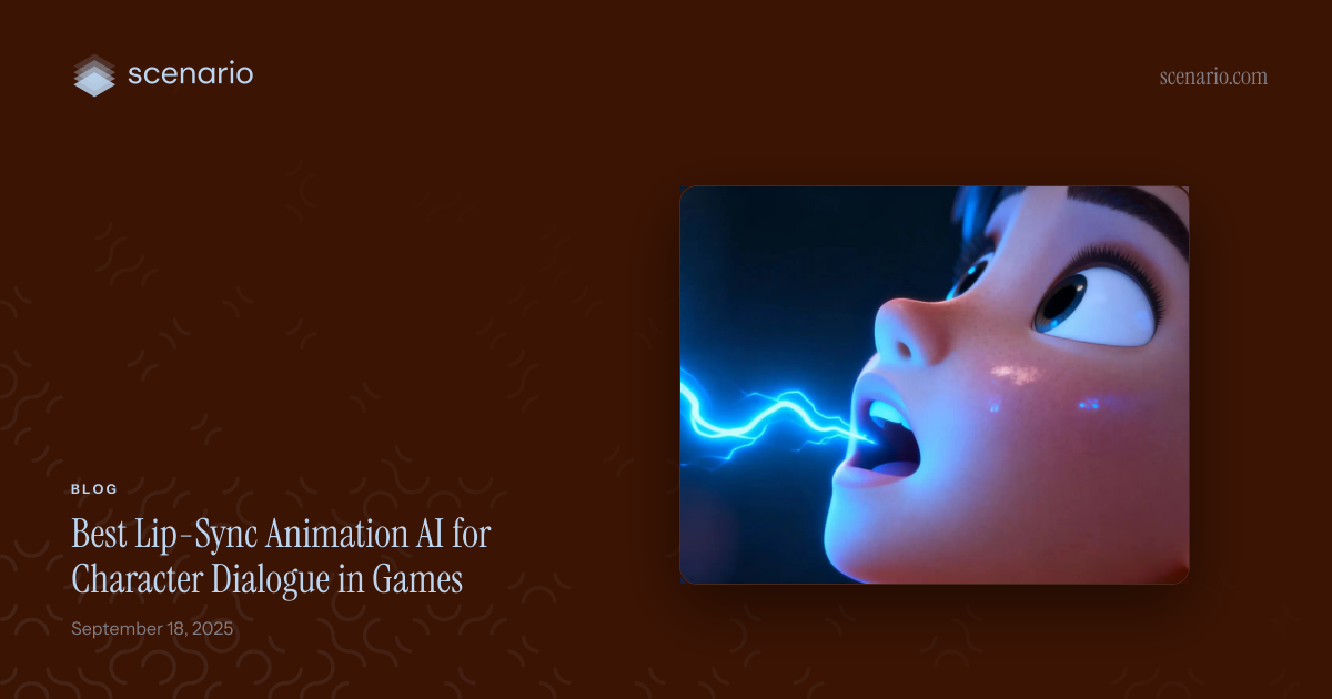 Best Lip-Sync Animation AI for Character Dialogue in Games | Scenario