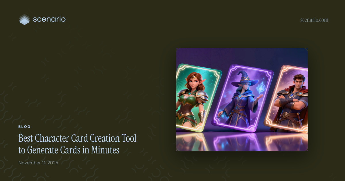 Best Character Card Creation Tool to Generate Cards in Minutes | Scenario