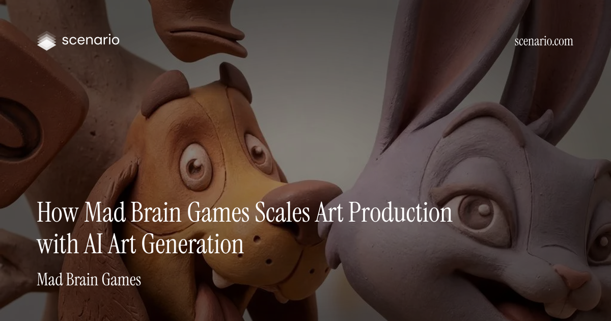 How Mad Brain Games Scales Art Production with AI Art Generation | Scenario