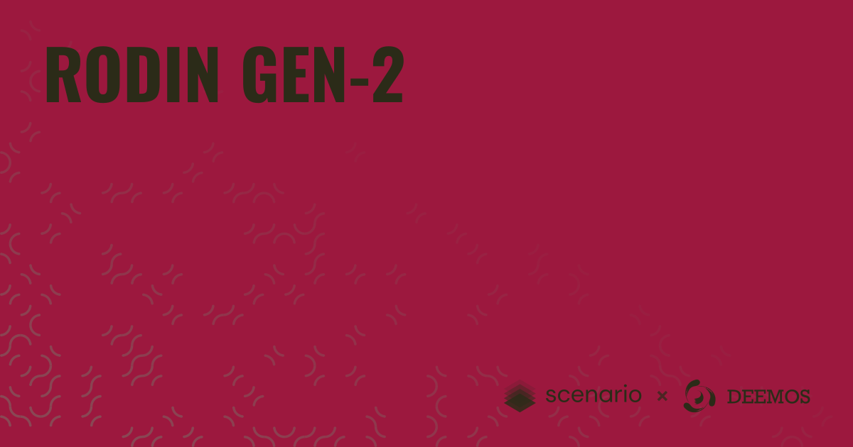 Best Image to 3D Model Generator: Rodin Gen-2 for High-Poly Meshes ...